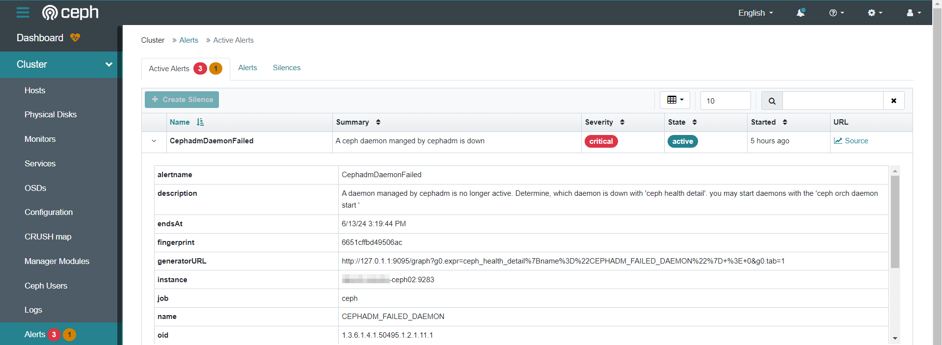 【Ceph】ノード停止/起動に伴いデーモンがおかしくなった時の学習記録 - KikuTech